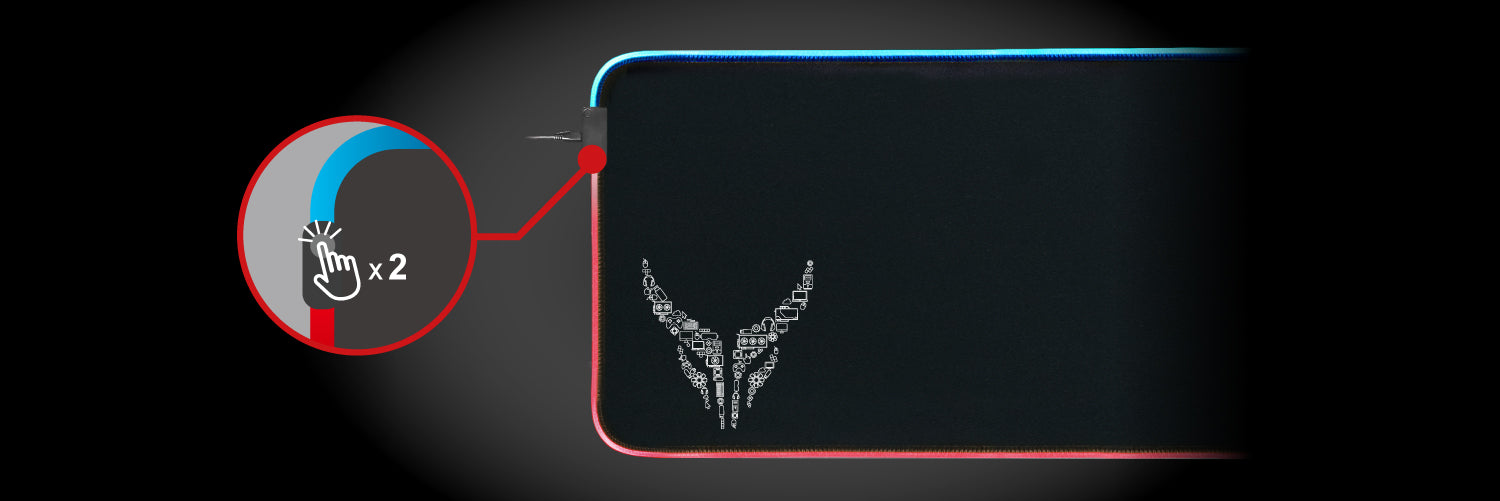 Red Devil RGB Mouse Pad – PowerColor