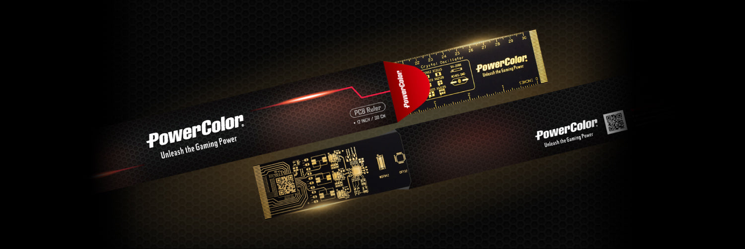 PowerColor PCB Ruler